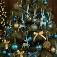 1 Piece Holiday Decoration Reindeer Snowflake Ornament Resin Waterproof ...