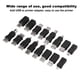 16PCS Adaptador convertidor USB2.0 multipropósito USB macho a micro USB ...