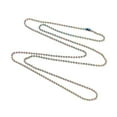 10pc Ion Plating(IP) 304 Stainless Steel Ball Chain Necklaces with Ball ...