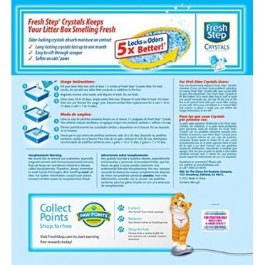 Fresh Step Crystals Health Monitoring Cat Litter - 7 Lbs - Walmart.com