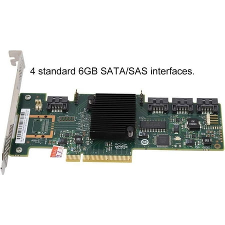 fosa SSD Array Card 4-Port RAID Storage Controller Card 6GB SATA/SAS Array Card for LSI IR/IT ...