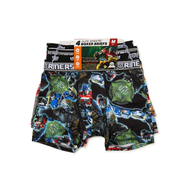 Transformers Boys’ Rise of the Beasts Print Boxer Briefs, 4-Pack, Sizes ...