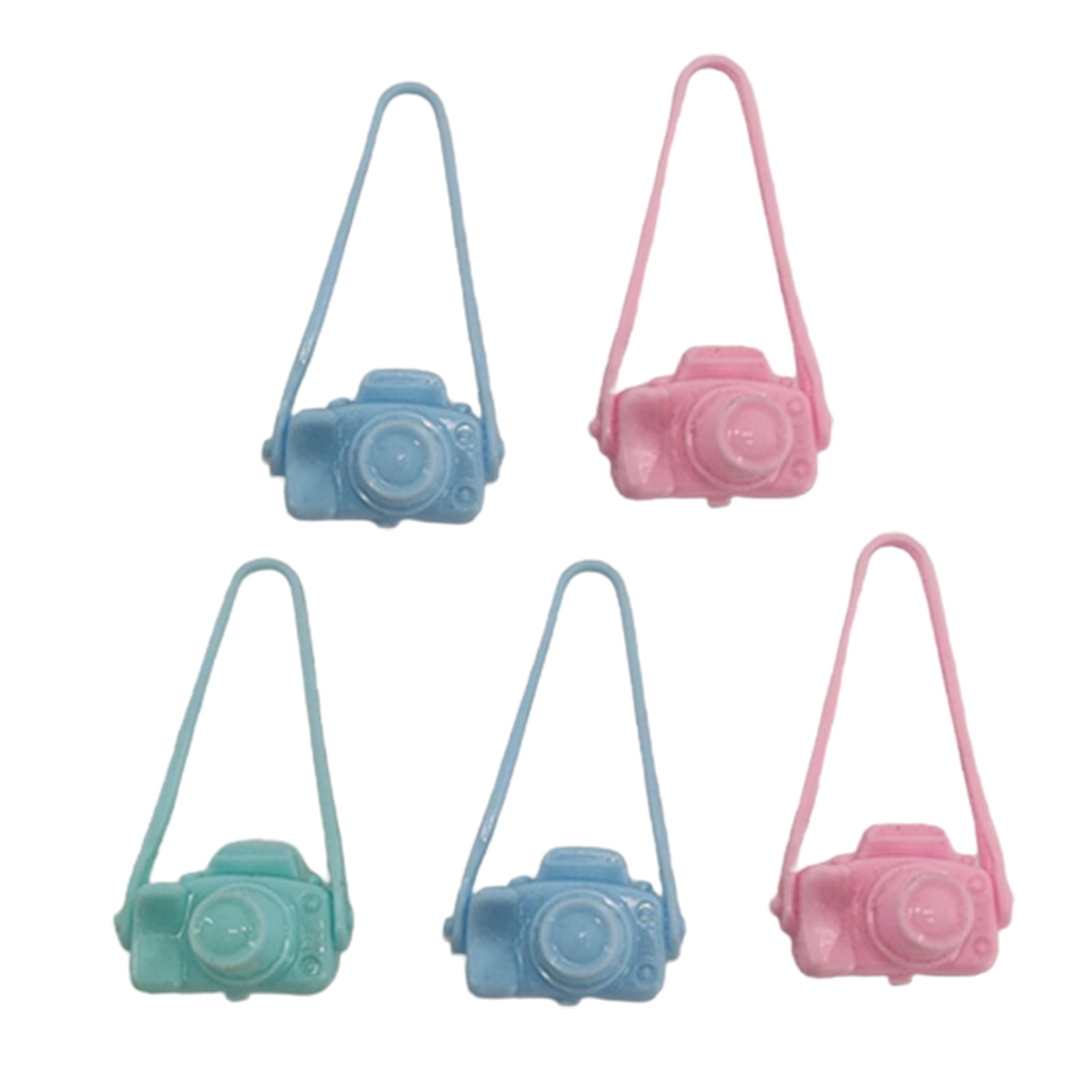 5Pcs/Set Mini Camera Toy - High Saturation, Lovely 3D Design, Dollhouse ...