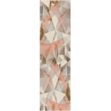 Well Woven Vettore Naomi Mid-Century Modern Geometric Tranquil Pink 2'3 ...