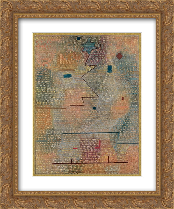 Paul Klee 2x Matted 20x24 Gold Ornate Framed Art Print 'Rising Star ...