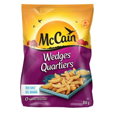 McCain Sea Salt Crinkle Cut Potato Wedges - Walmart.ca