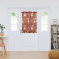 Animal Dog Color Tile Pattern Door Curtain Sheer Privacy Light ...