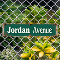 Retro Tin Sign 16*4 Inch Jordan Avenue Sign - For Man Cave, Bar ...