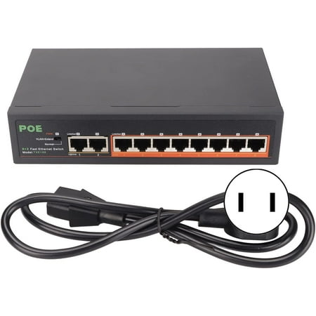 Computer Networking Switches, RJ45 Adaptive Port VLAN Isolation PoE ...