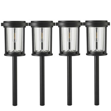 GTX Solar LED Pathway Lights, 4-pack - Walmart.com