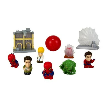 Squinkies MARVEL 10-Piece Bubble Spiderman Exclusive Movie with Tiny ...