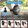 9" Portable Car Fan, Lafati 12V Electric Vehicle Fan with Stepless ...