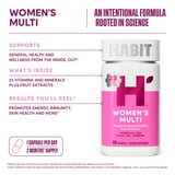 HABIT Women’s Multivitamin, Supports Health & Wellness, Vitamins A-E ...