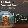 Keystone Meats Canned Beef, 14.5 oz, Fully Cooked, 24 Pack, Emergency ...
