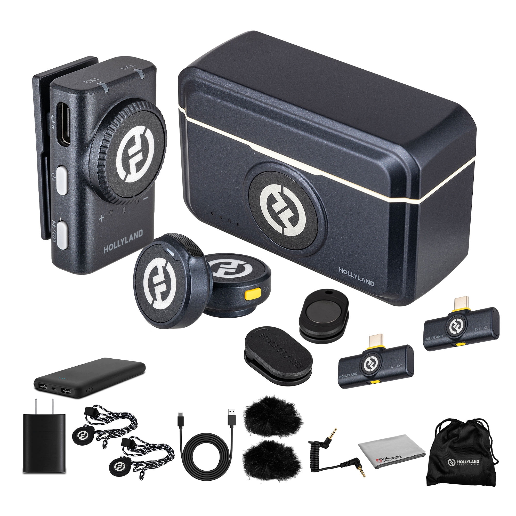 Click here for Hollyland Lark M2 Duo Wireless Lavalier Microphone... prices