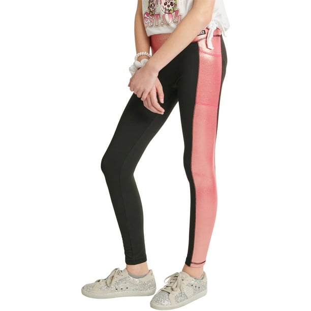Justice Girls Collection X Side Shine Leggings Sizes Xs Xlp