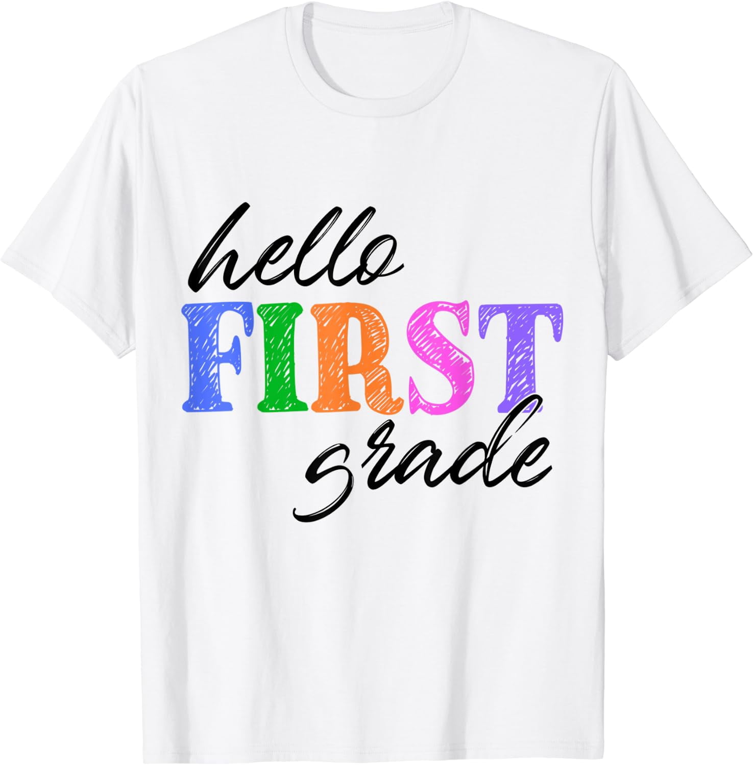 First Grade Shirt For Boys Girls Back To School 1st Grader T-Shirt ...