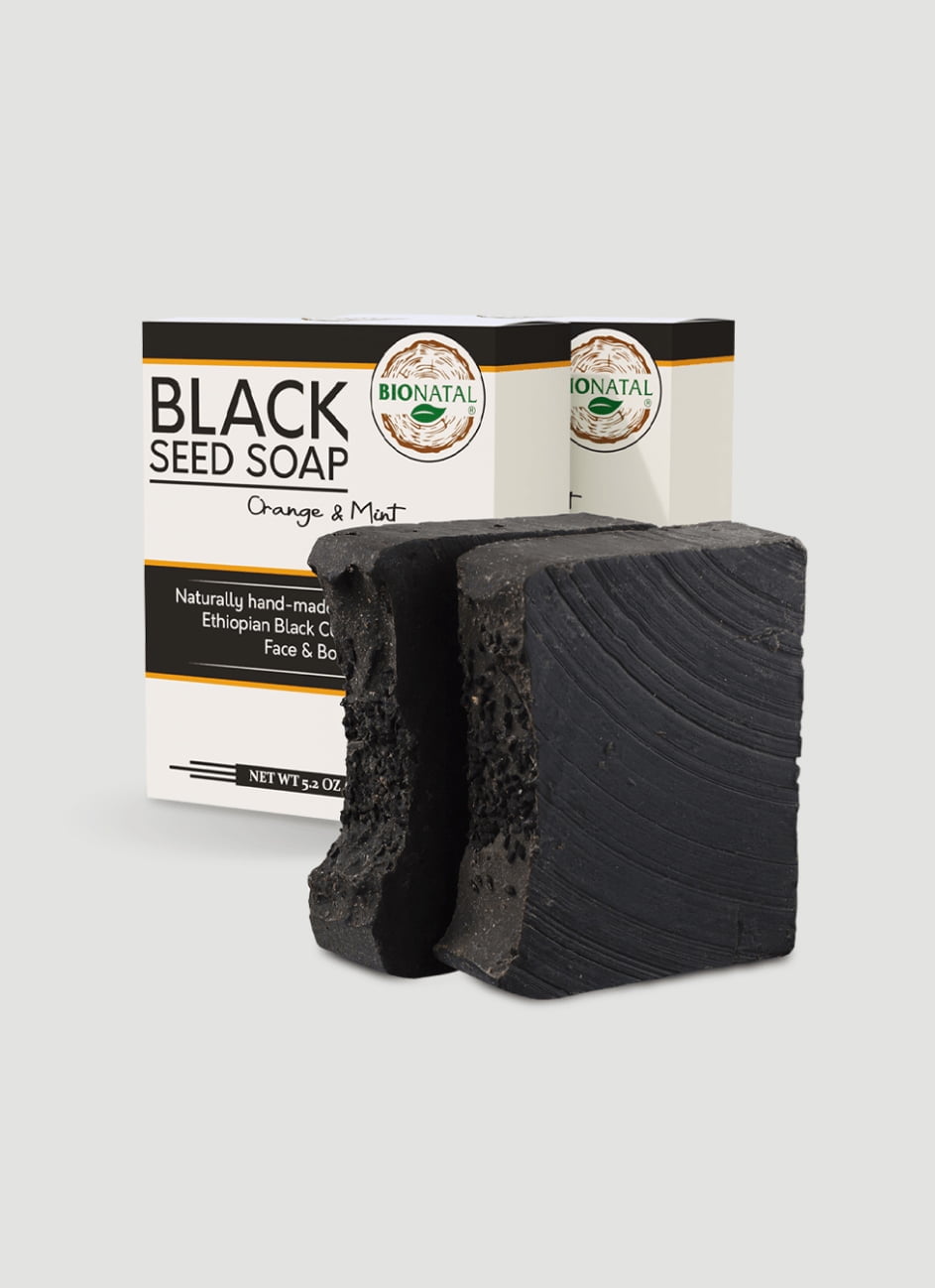 2 Black Seed Soaps 4.2oz (Ethiopian Seeds) Orange & Mint - Walmart.com