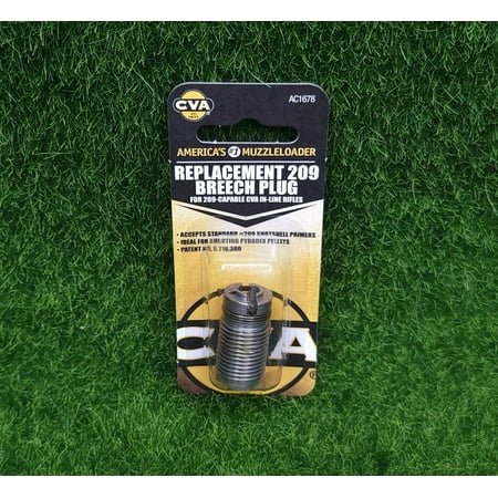 CVA Replacement 209 Breech Plug Buckhorn, Eclipse, Firebolt, Hunterbolt – AC1678 – BrickSeek