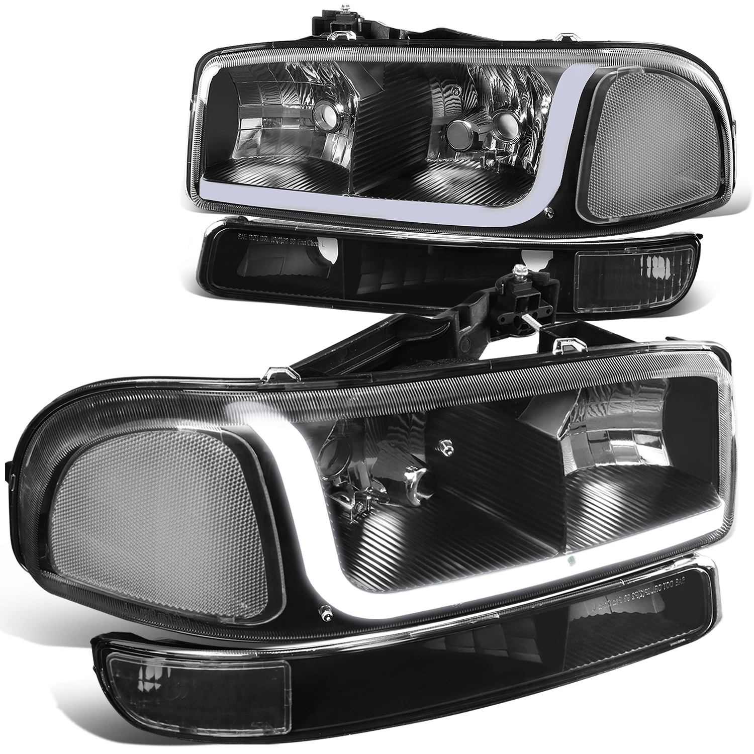 NUVISION LIGHTING 3BL-ZTL-003-CH For 1999 to 2007 Silverado Sierra 1500 ...