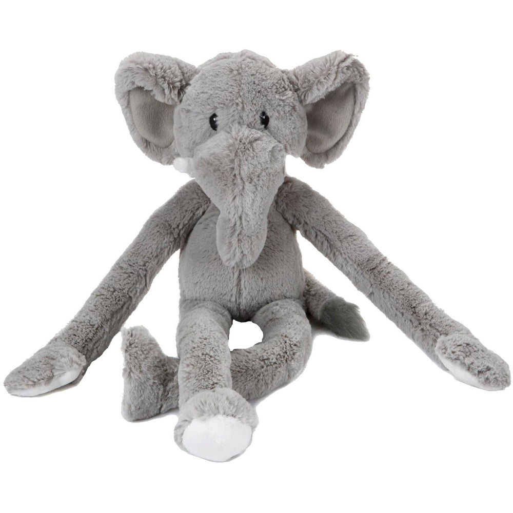 Multipet Swingin' Safari Plush Squeaky Elephant Dog Toy - Walmart.com ...