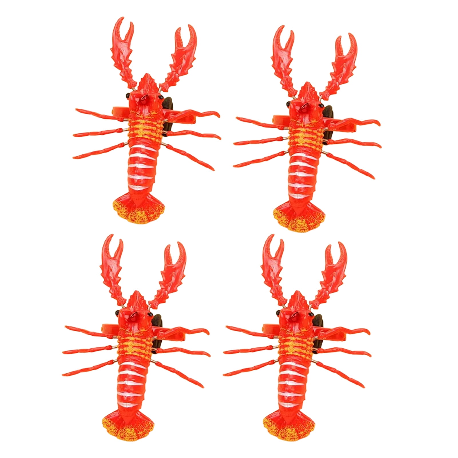 4Pcs Kids Lobster Toys Battery-Free Interesting Simulation Colored ...