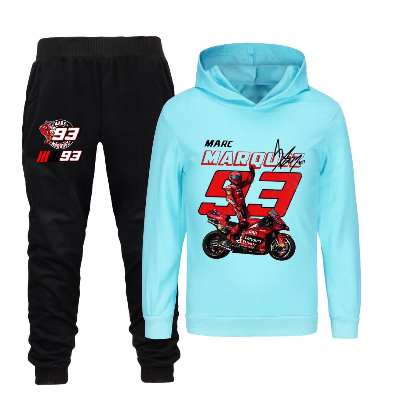 Click here for Taolekiding Marquez Motorcycle Childrens Hoodie Se... prices