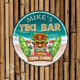 Personalized Tiki Bar Sign, Beach Sign, Backyard Decor, Tropical Sign ...