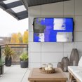 Blue Gray Outdoor TV Cover 60 to 65 inch Graffiti Art Abstract ...