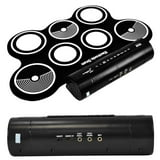 Pyle PTEDRL14 - Electronic Drum Kit - Compact Drumming Machine, MIDI ...
