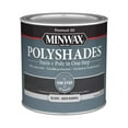 Minwax PolyShades 0.5 Pint Stain & Polyurethane, Gloss Aged Barrel Semi ...