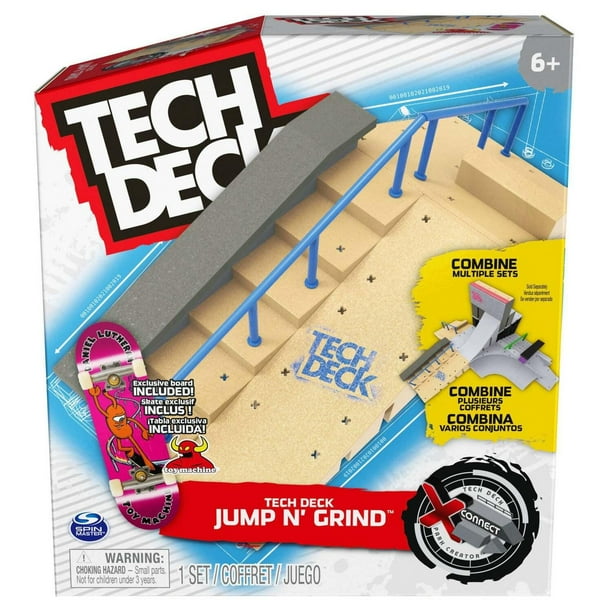 Tech Deck: Tech Deck Set De Rampas X Connect - Jump N Grind Spin Master ...