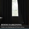 Blackout Sliding Door Curtain Thermalulated&drape For Patio/living Room ...
