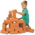 Large Interlocking Foam Brick Building Block Set - Realistic Size for ...