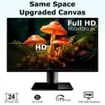 Krocisen Ultra-Thin 24inch 100Hz Gaming Monitor, FHD 1080p LED Monitor ...