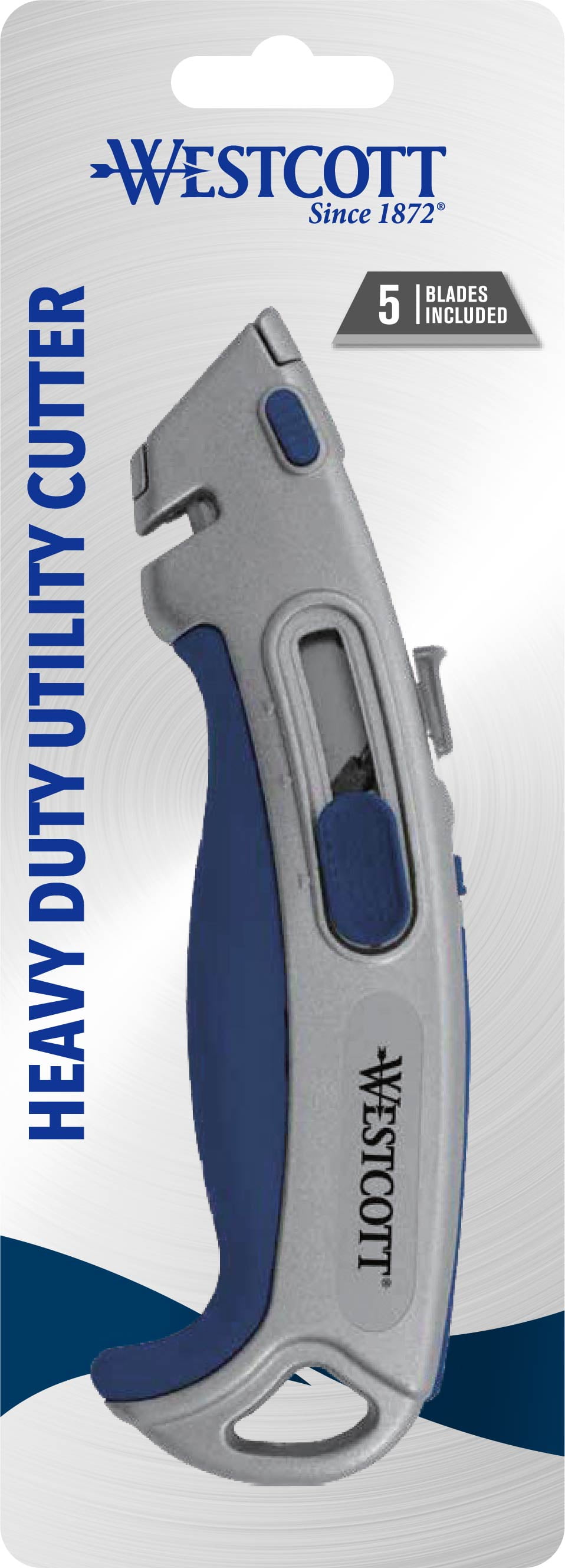 Westcott Heavy Duty Utility Cutter, Silver, 1-Count, for Office, 5 ...