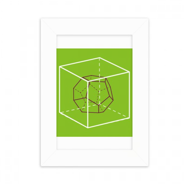 Combinatorial Cube Mathematical Geometric Space Desktop Photo Frame ...