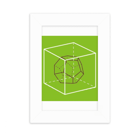 Combinatorial Cube Mathematical Geometric Space Desktop Photo Frame ...