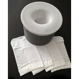 Aquatix Pro Pool Skimmer Socks, 30pc Ultrafine Mesh Filter Savers for ...