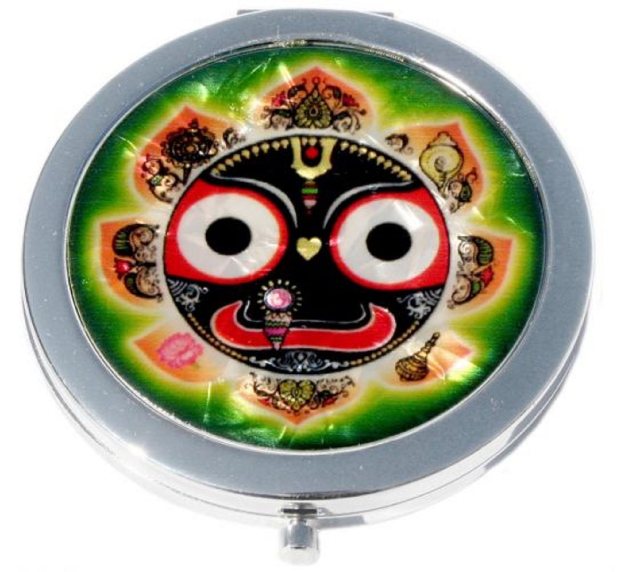 Krishna Pearlescent Compact Jagannath Mirror (PCM1) - Walmart.com