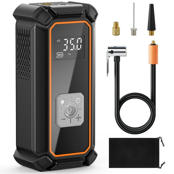 OlarHike Portable Tire Inflator - 160 Psi Digital Pressure Gauge,Air Compressor for Car Tires ...