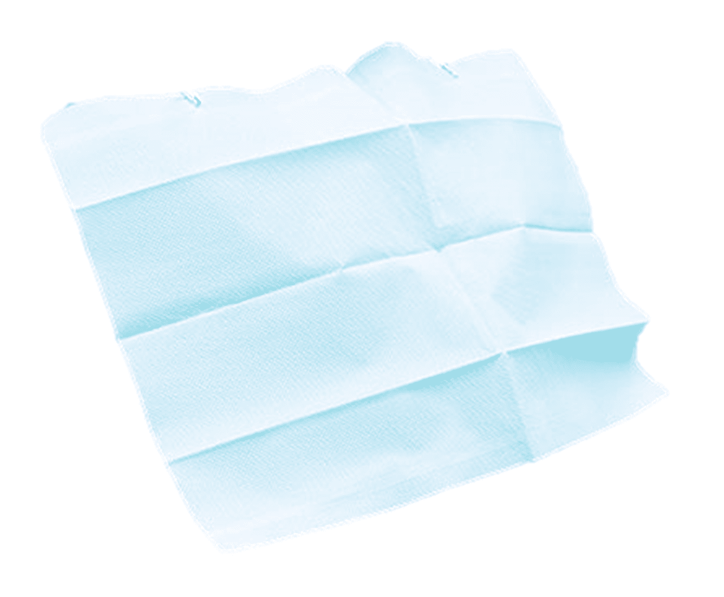 Dealmed Dental Bibs, Blue 13.5" x 18" | Made in USA | 2-Ply Tissue/Poly ...