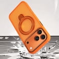 Double Color Skin Touch Feel Ring Bracket Phone Case for iPhone (iPhone ...