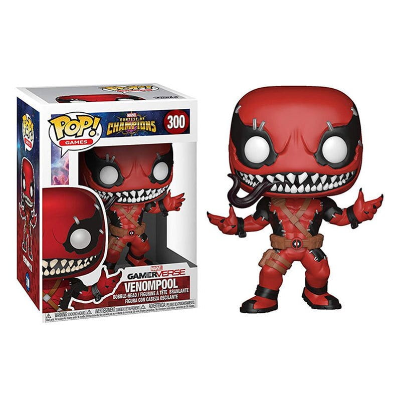 Funko Pop-figura de decoración de Deadpool Poison Venom, modelo hecho a ...