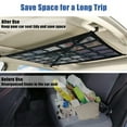 EcoVerve Car Supplies Storage Bag Double Zipper Storage Net Roof Net ...