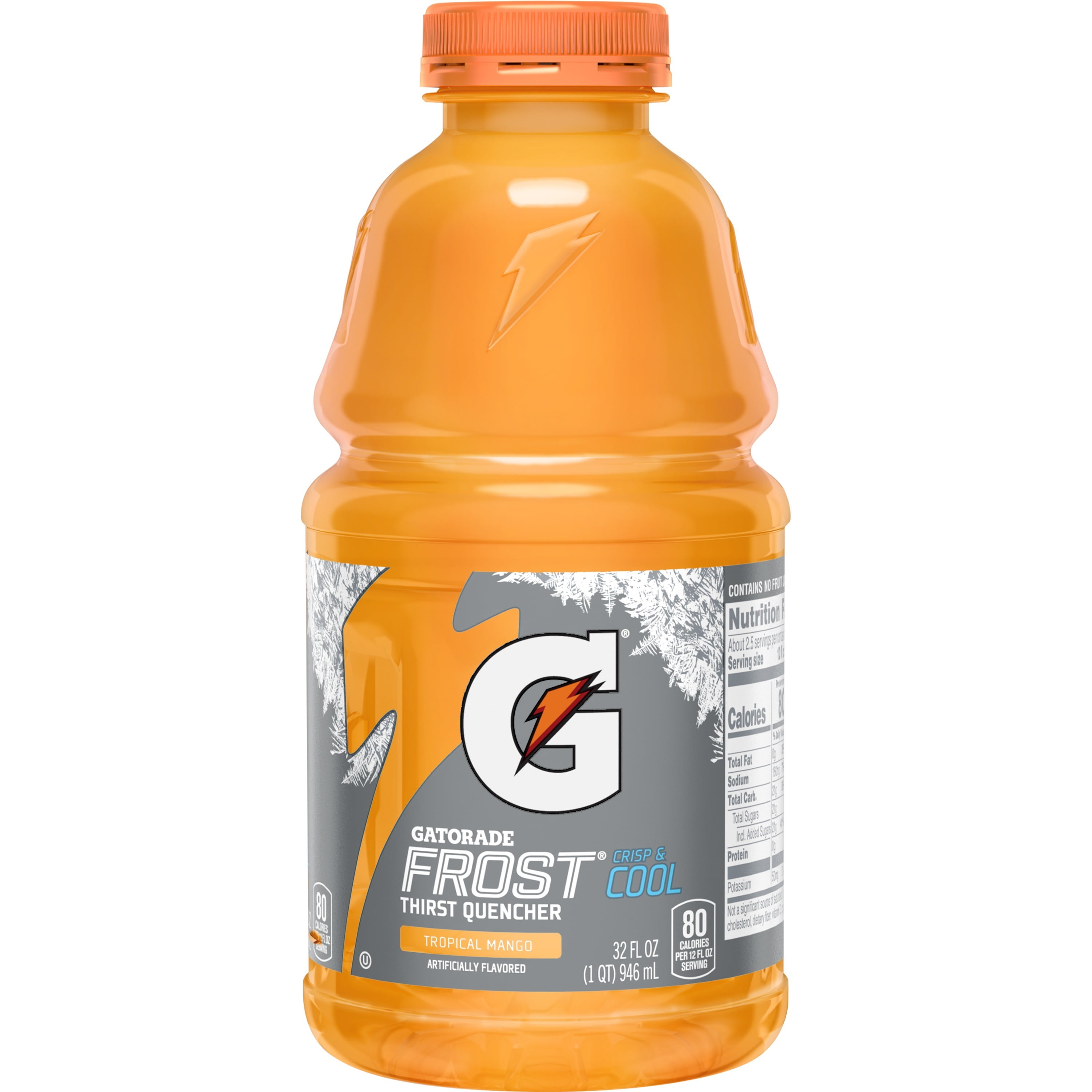 Gatorade Frost Thirst Quencher Sports Drink, Tropical Mango, 32 oz ...