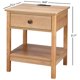 DecorTech Traditional Rectangular End Table with AC Power and USB ...