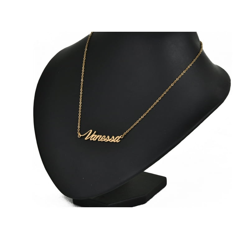Vanessa name necklace store