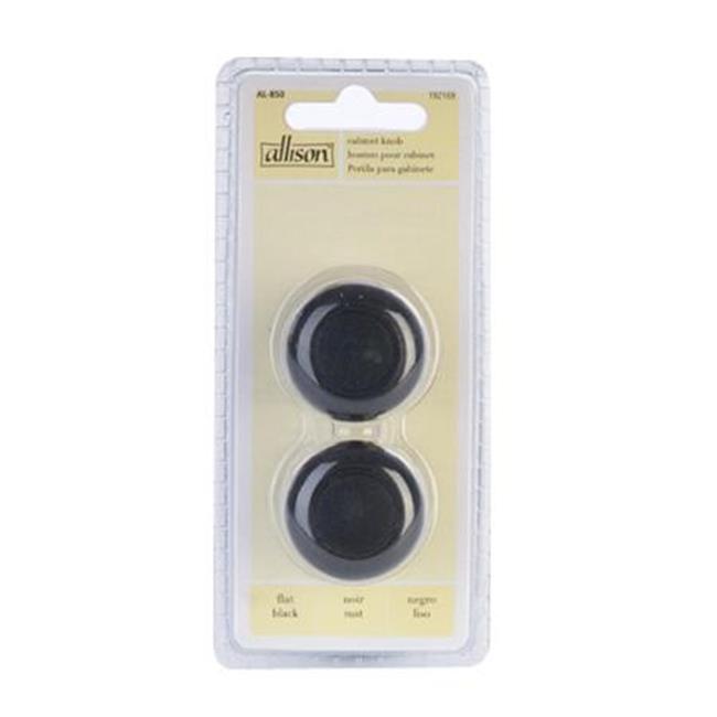 Bulldog 1791975 Cabinet Knob 2 Count- Black - Walmart.com