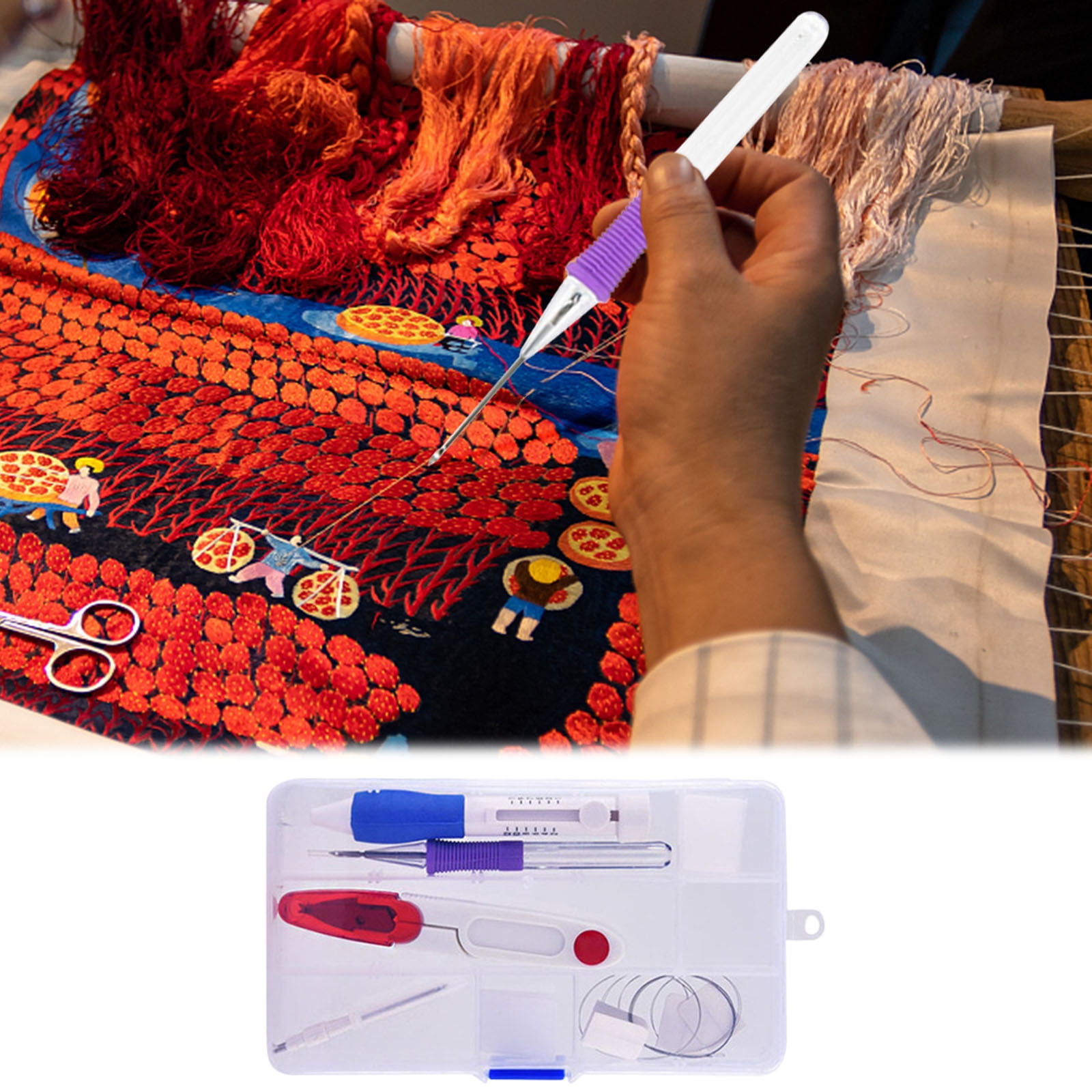 Ganfancp Poke And Stick Set Aguja Rusa Bordado Crochet Set de ...